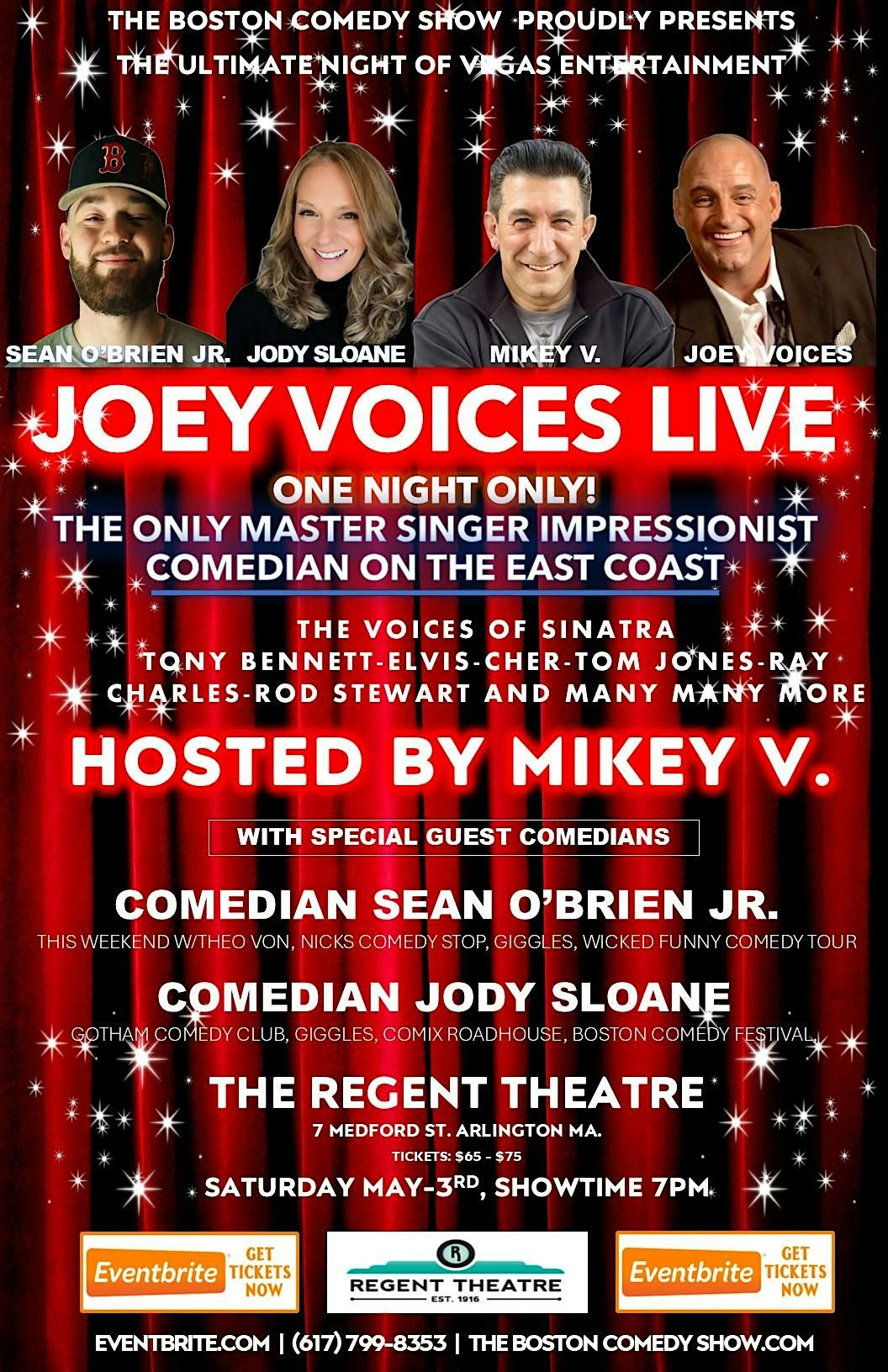 JOEY VOICES LIVE WITH COMEDIANS MIKEY V., SEAN OBRIEN JR. & JODY SLOANE ...