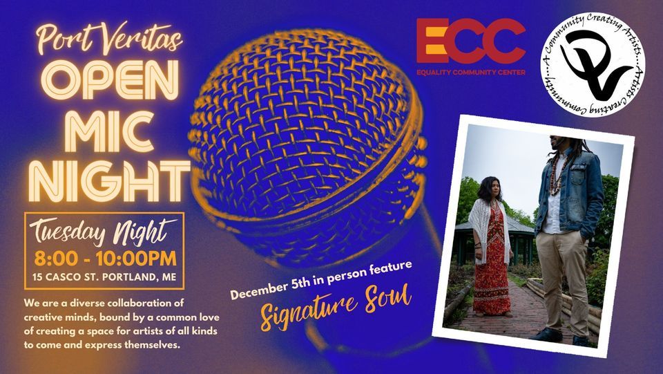 Open Mic Featuring Signature Soul at Equality Community Center - ECC ...