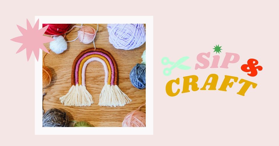 Sip & Craft Night - Yarn Rainbows Making at The DIME Store, Denton on ...