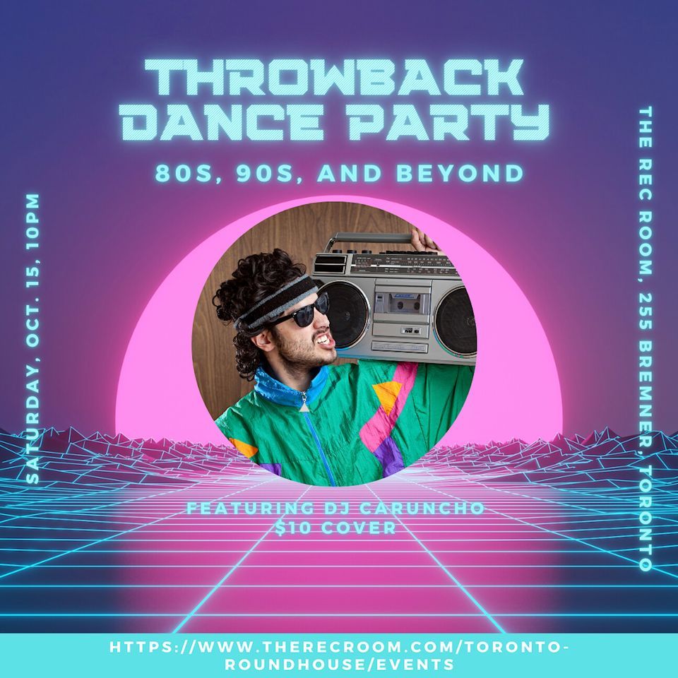 A Throwback Dance Party at the Rec Room - 80s, 90s, and beyond! | 255 ...