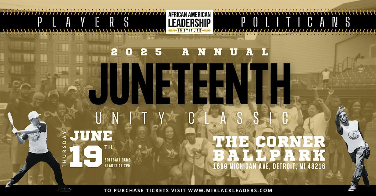 2025 Juneteenth Unity Classic at The Corner Ballpark presented by Adient, Detroit on 19th June, 2025