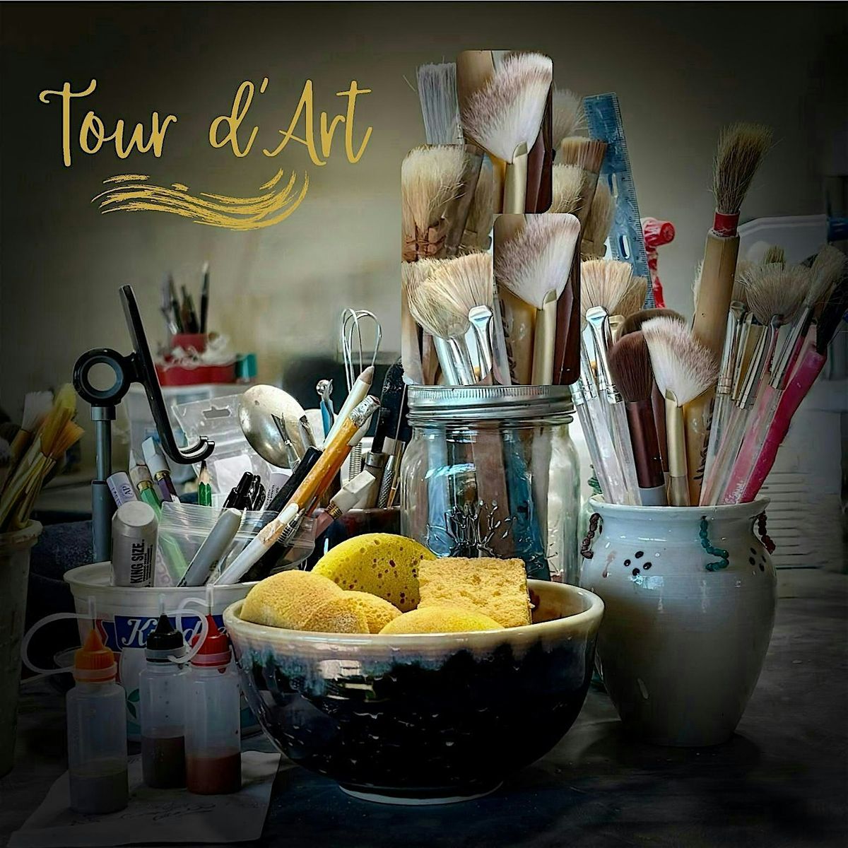 Tour dArt 2025 | Palos Verdes Art Center and 6 additional artists' studios. Addresses are on ...