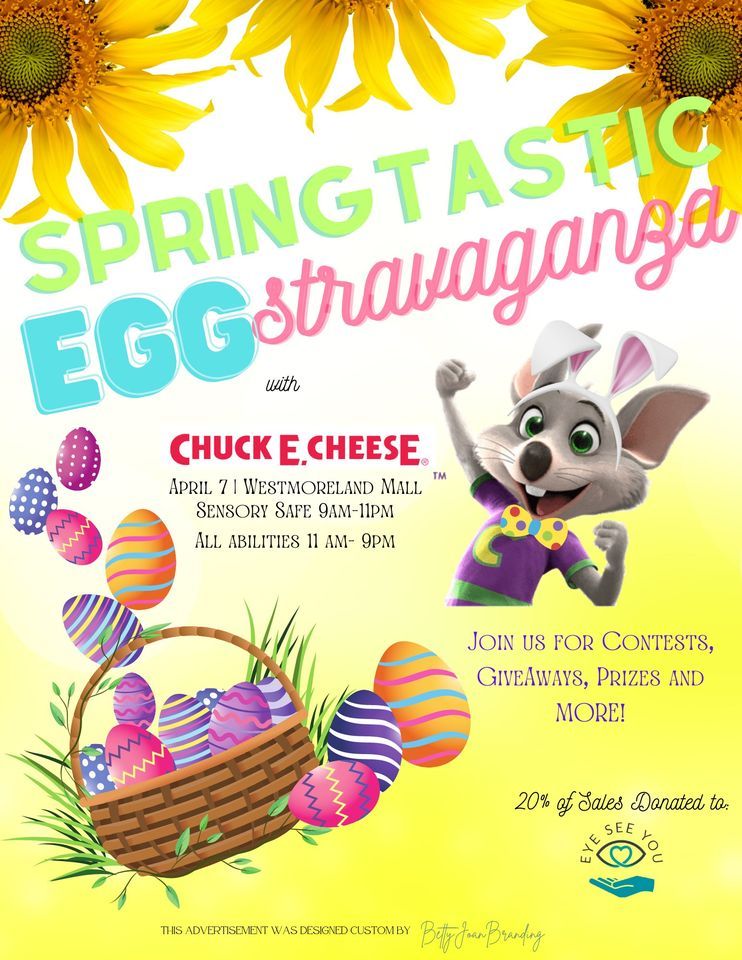Springtastic Eggstravaganza at Chuck E Cheese! | Chuck E. Cheese (5256 ...