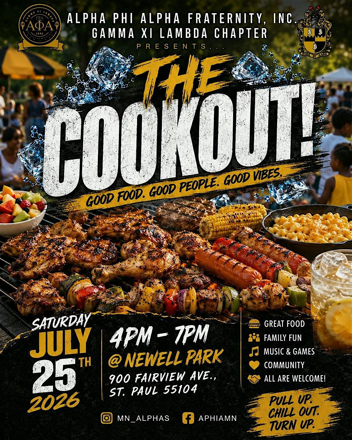 The Cookout! at Newell Park, Saint Paul on 25th July, 2026