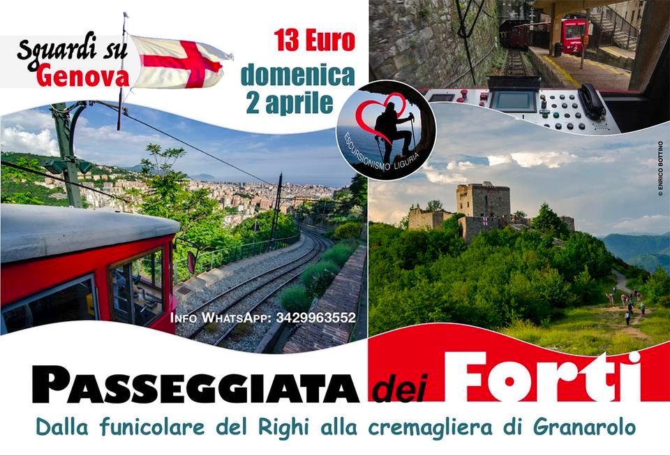 Genova dallalto – Passeggiata dei forti: dalla funicolare del Righi ...