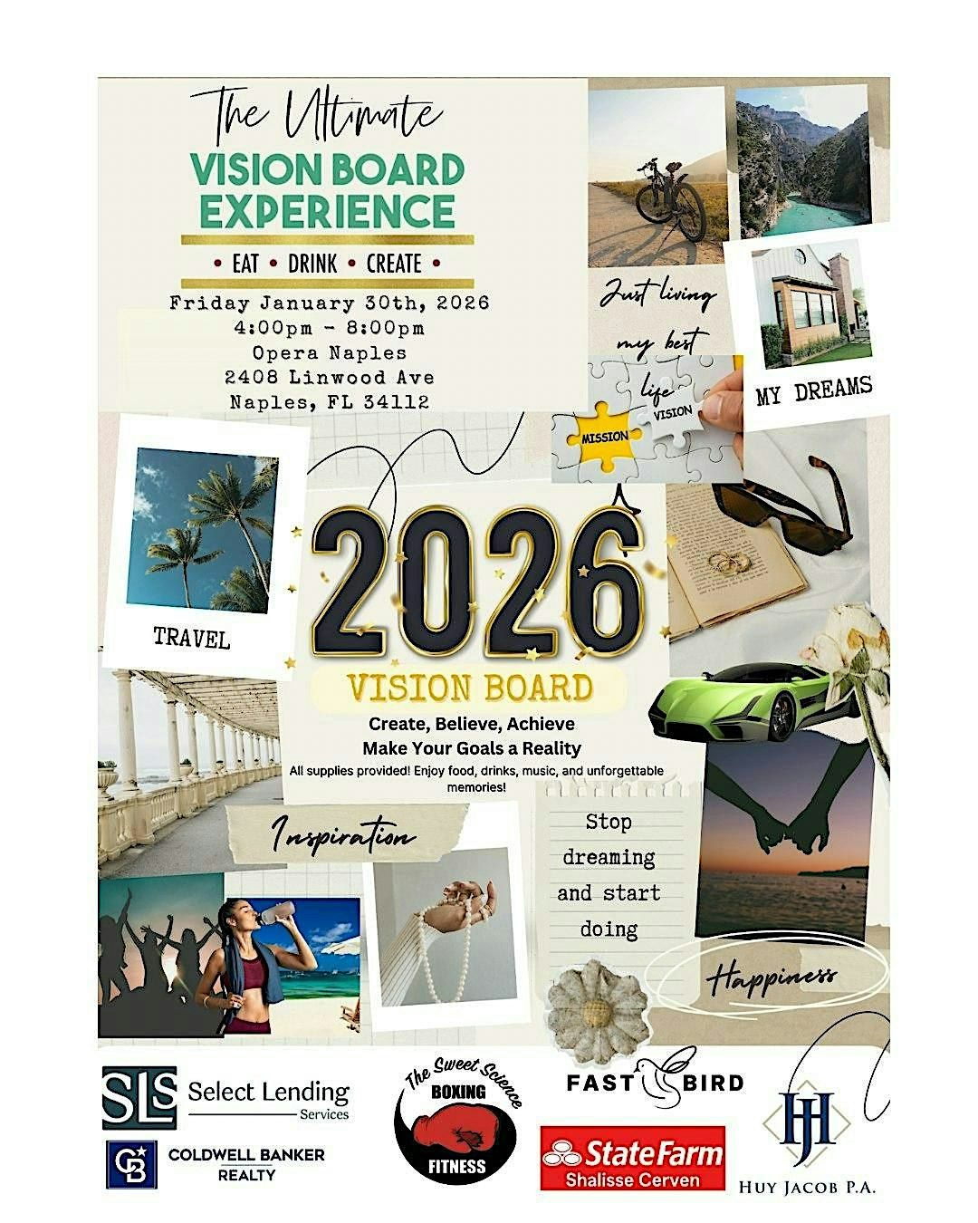 The Ultimate Vision Board Experience – 2026 at Opera Naples on 30th ...