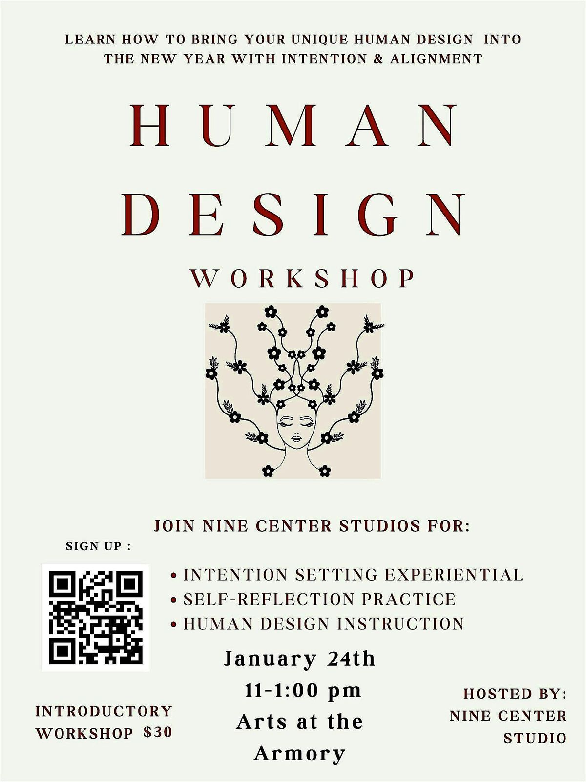 Human Design Workshop at Arts at the Armory, Somerville on 24th January ...