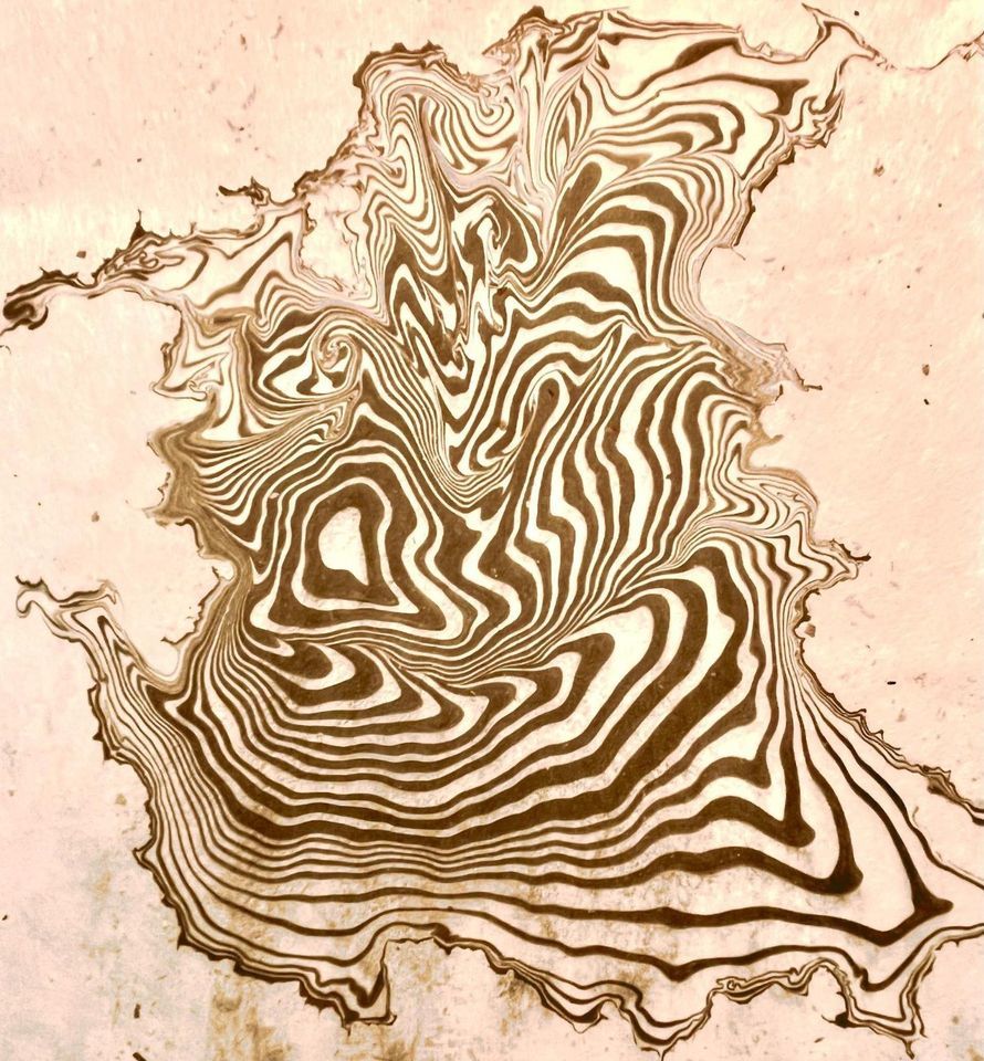 Suminagashi - Japanese Floating Ink Print | Book Arts, Buffalo, NY ...