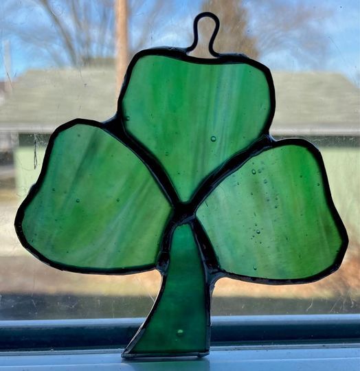 Stained Glass Shamrock at Adams County Arts Council, Gettysburg on 10th ...