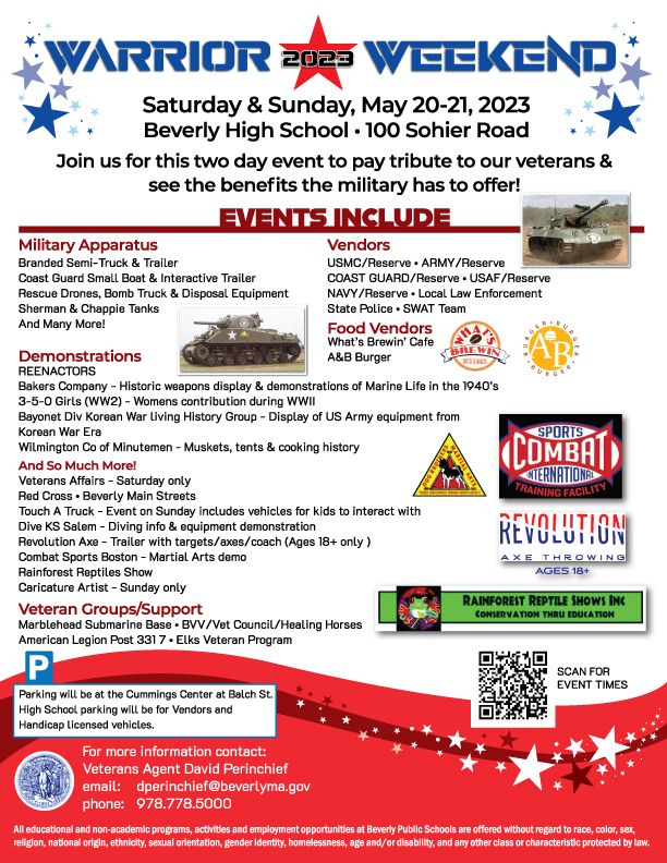 Warrior Weekend 2023 Celebrate, Honor, Remember | Beverly High School ...