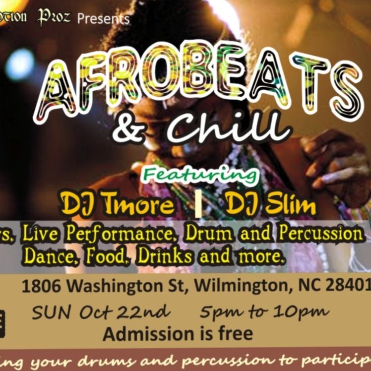 Afrobeats and Chill at Dram Tree Tavern, Wilmington on 22nd October, 2023