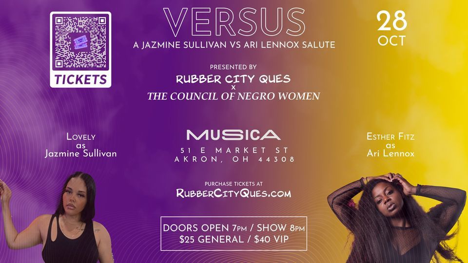 Versus: A Jazmine Sullivan vs Ari Lennox Salute | Musica, Akron, OH ...