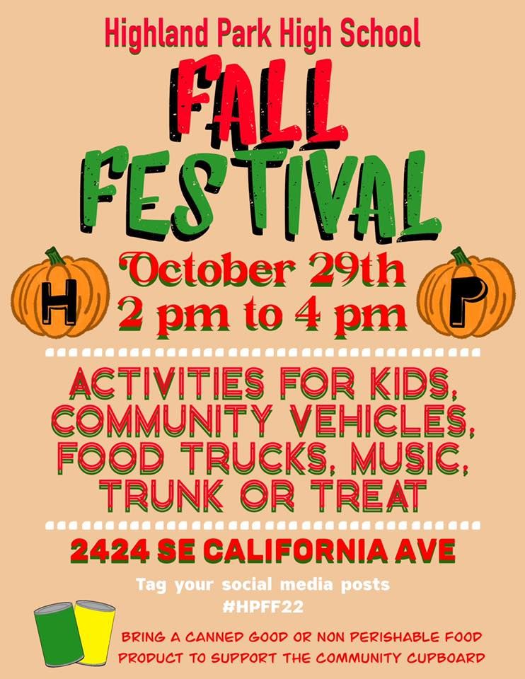 Highland Park High School Fall Festival 2022 | Highland Park High ...