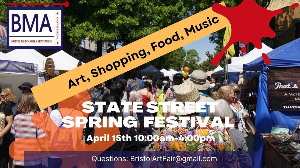 State Street Spring Festival at Bristol, R.I. on 15th April, 2023