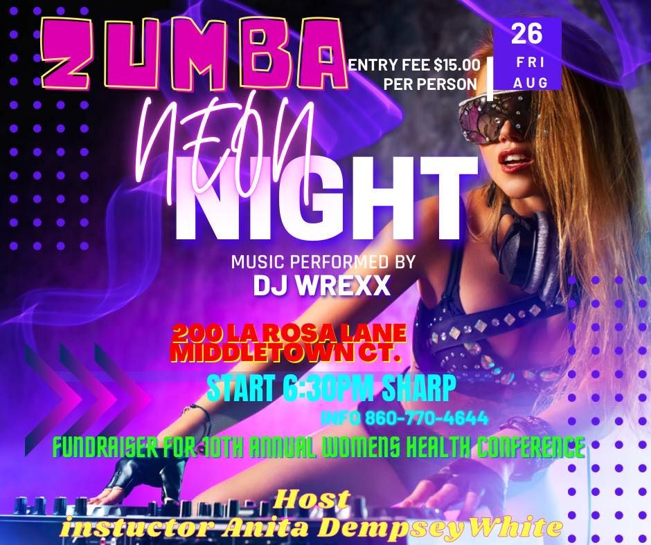 Zumba Neon Night 2022 | Middletown High Larosa Lane Middletown Ct ...