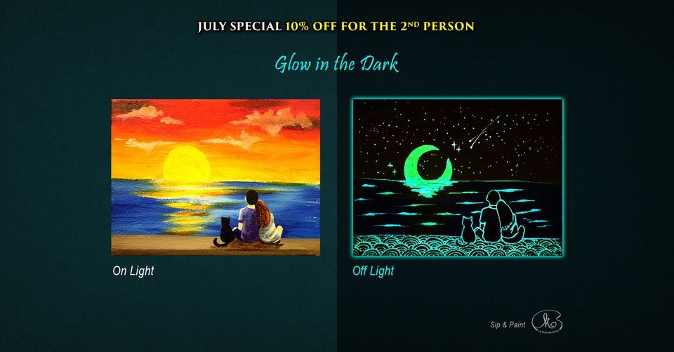 Sip and Paint (Glow in the Dark): Our Sunset (8pm Sat) | 19, Jalan SS ...