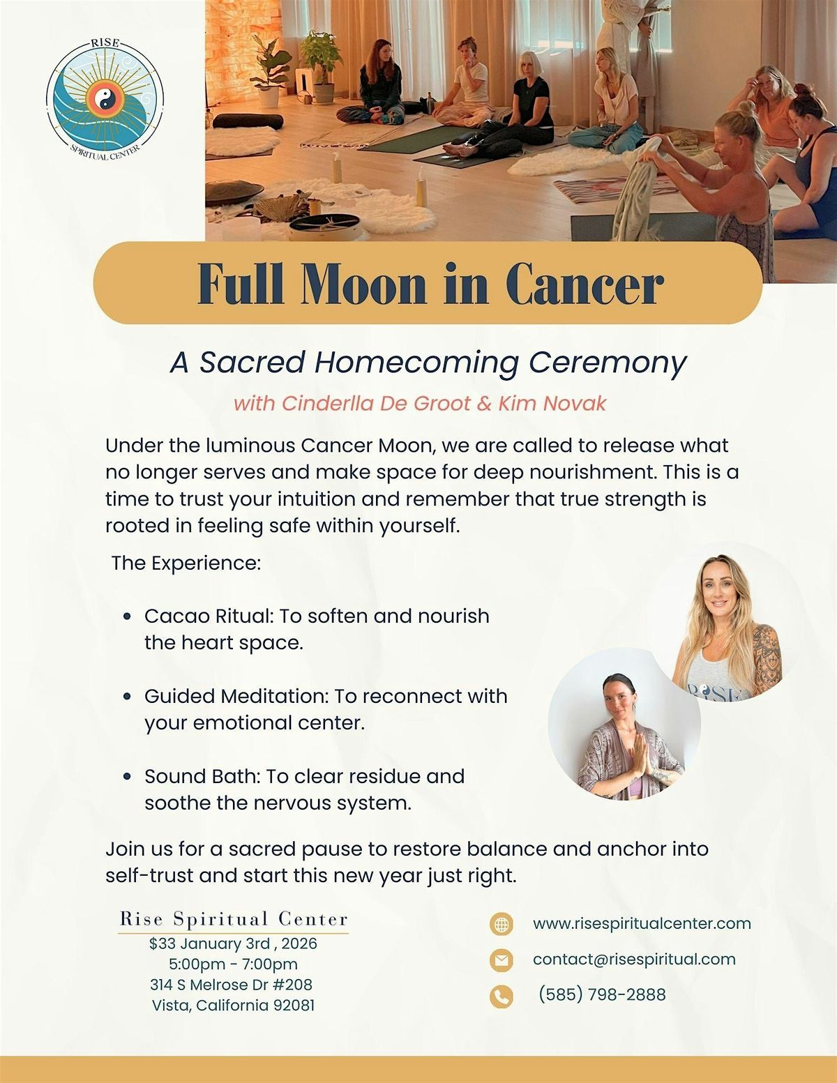 A Sacred Homecoming: January Full Moon in Cancer Ceremony at RISE ...
