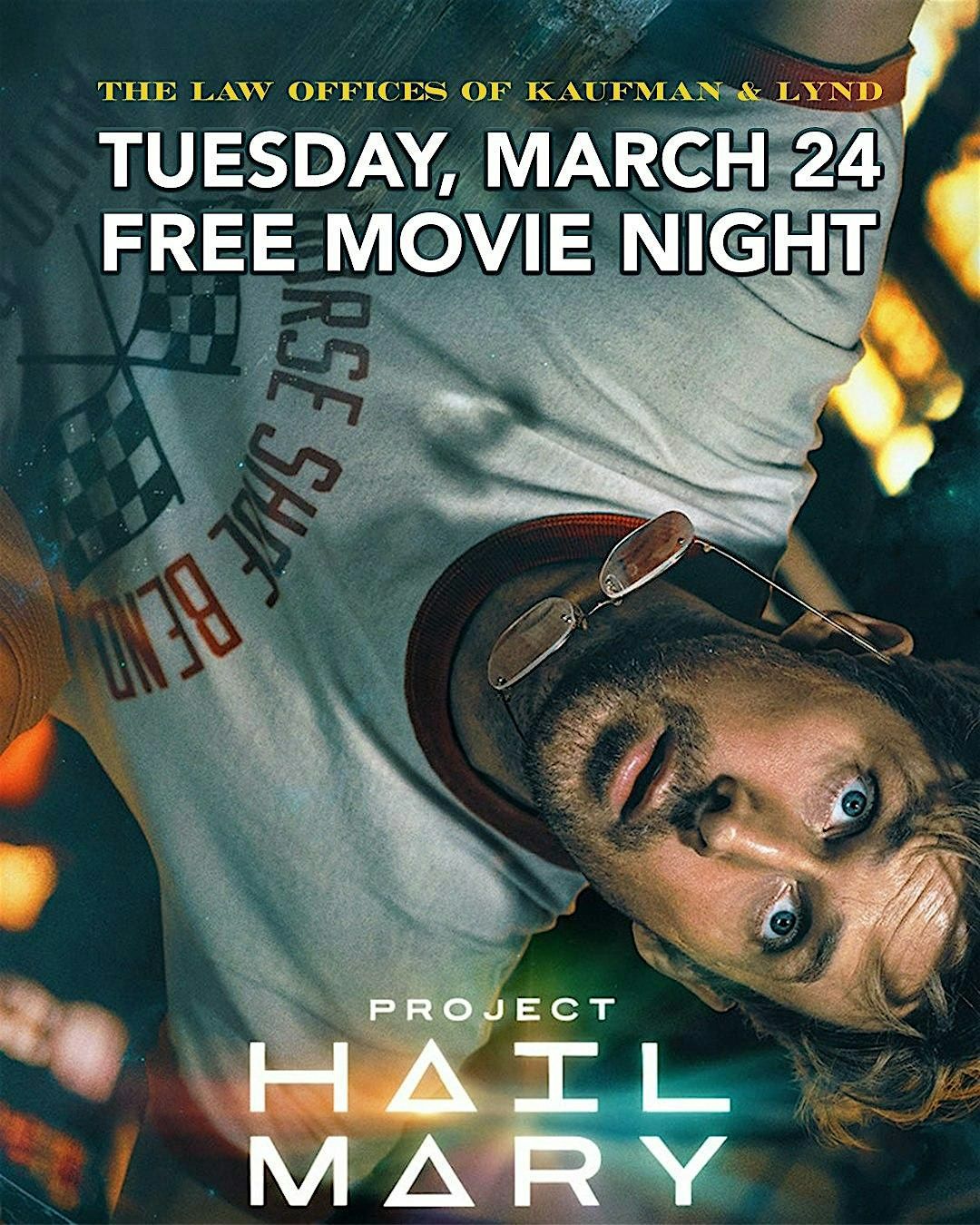 FREE MOVIE NIGHT: Project Hail Mary at Cinemark Orlando and XD on 24th ...