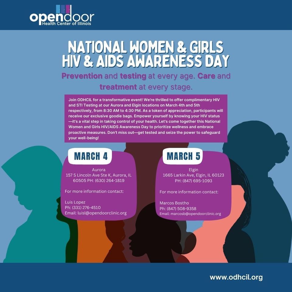 National Women & Girls HIV & AIDS Free Testing Days at 157 S Lincoln ...