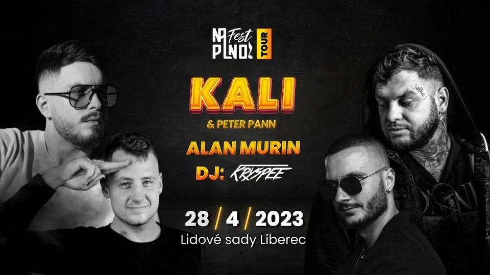 KALI & Peter Pann /Alan Murin / LIBEREC - 28.4.2023 | Lidové sady ...