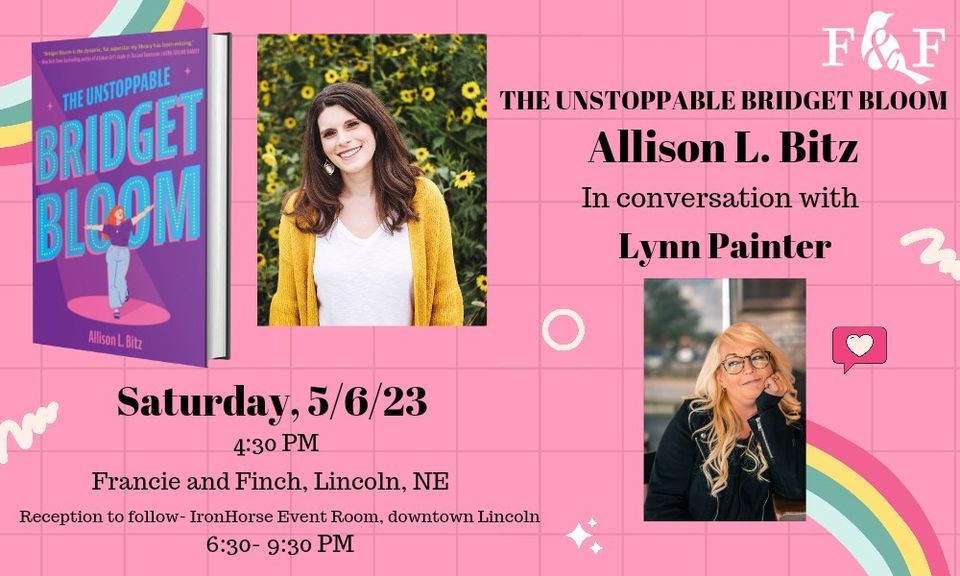 Book Launch - The Unstoppable Bridget Bloom - Allison Bitz in ...