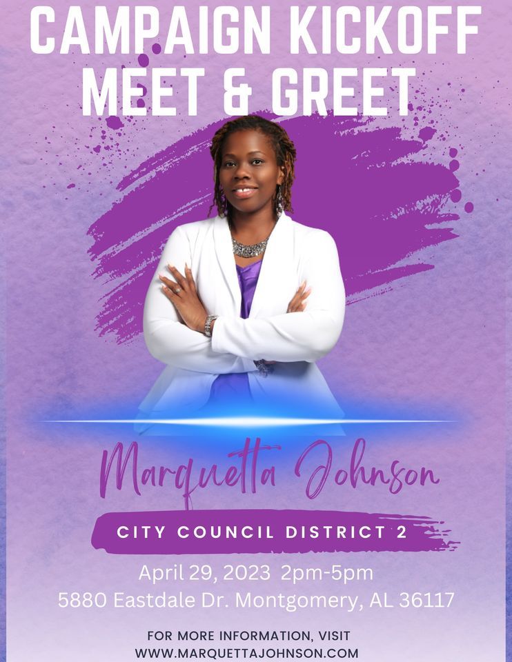 Campaign Kickoff Meet and Greet | MBK Academy, Montgomery, AL | April ...