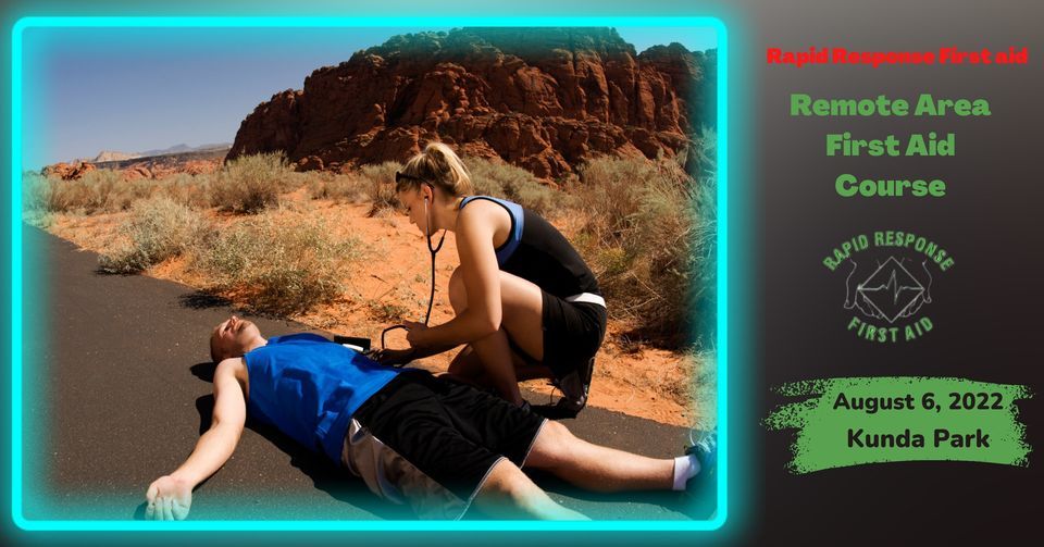 Remote Area First Aid Course | Rapid Response First Aid, Sunshine Coast ...