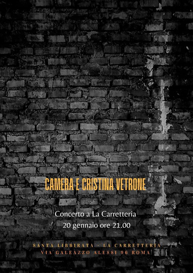 CAMERA E CRISTINA VETRONE | Santa libbirata-la carretteria, Rome, LA ...