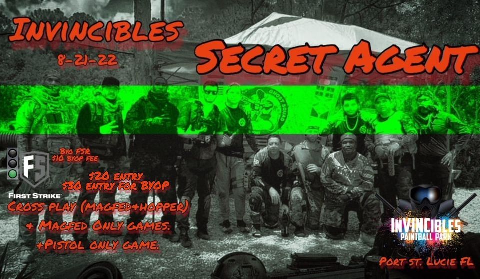 Invincibles: Secret Agent at Invincibles Paintball Park, Port Saint ...