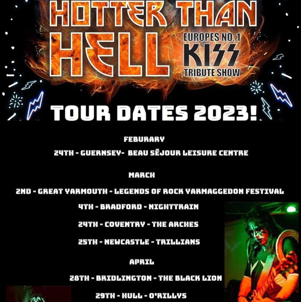 Hotter Than Hell - Kiss Tribute plus support Alexa De Strange | ORILEYS ...
