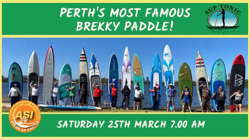 PERTHS MOST FAMOUS BREKKY PADDLE | Maylands Yacht Club, Perth, WA | March 25, 2023
