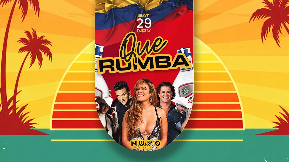 QUE RUMBA SATURDAY at Nuvo Toronto on 29th November, 2025