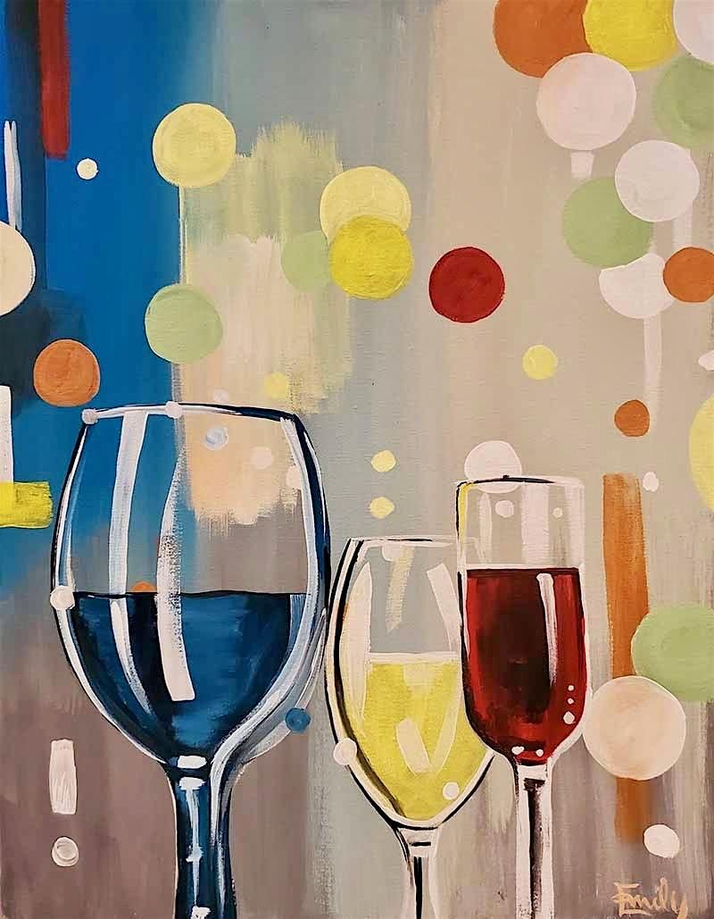 Dundee Paint and Sip Party - Pop of Wine at Social House 103, Dundee on ...