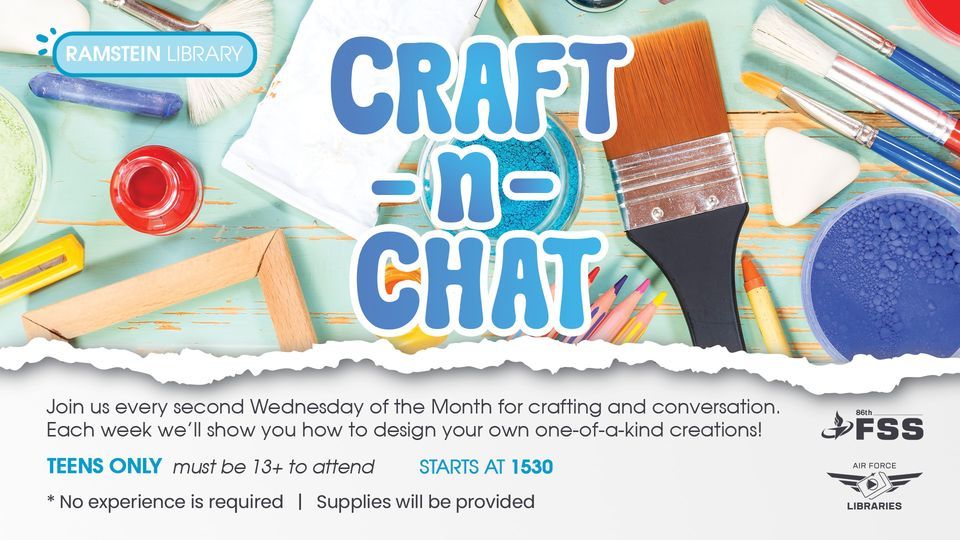 Teen Craft n Chat | Ramstein Library, Pirmasens, RP | January 11, 2023