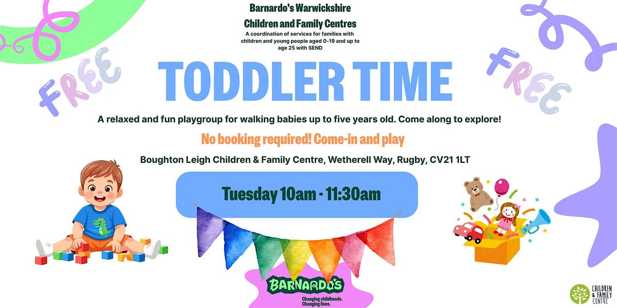Toddler Time - Boughton Leigh CFC - DROP-IN - no booking required at ...