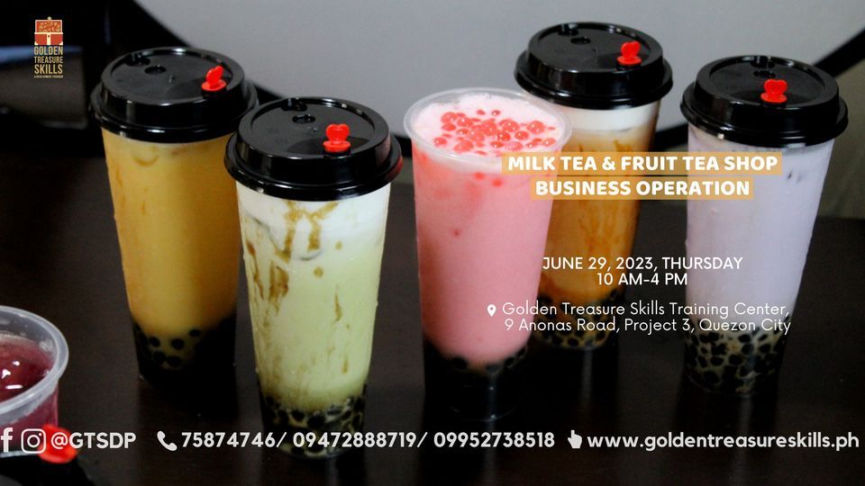 Milk Tea, Fruit Teas and Cheesecake Milk Tea Shop Business Operation ...