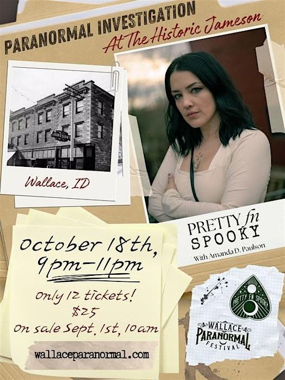 Paranormal Investigation at the Jameson Hotel at Historic Jameson ...