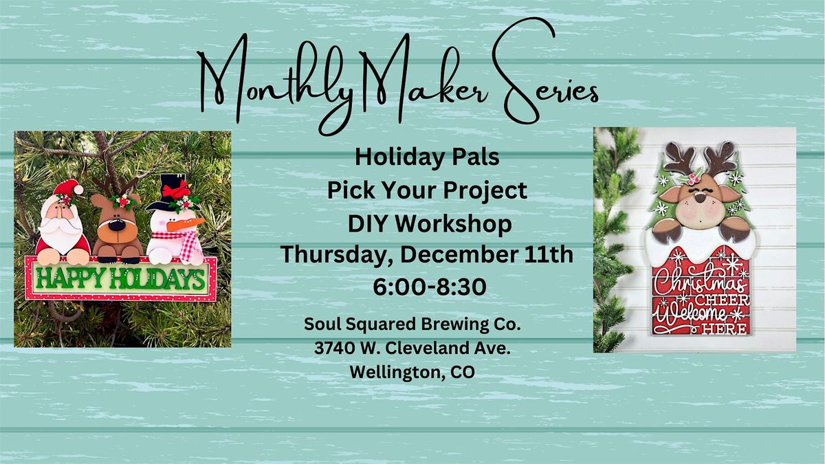 Holiday Pals DIY Craft Workshop at Soul Squared Brewing Company, Wellington on 11th December, 2025