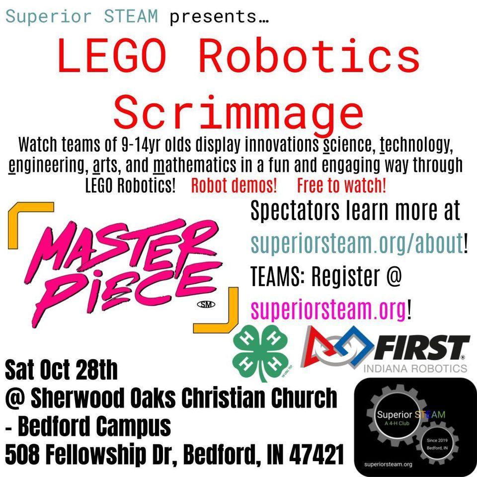 FIRST LEGO League Scrimmage at 508 Fellowship Dr, Bedford, IN 47421 ...