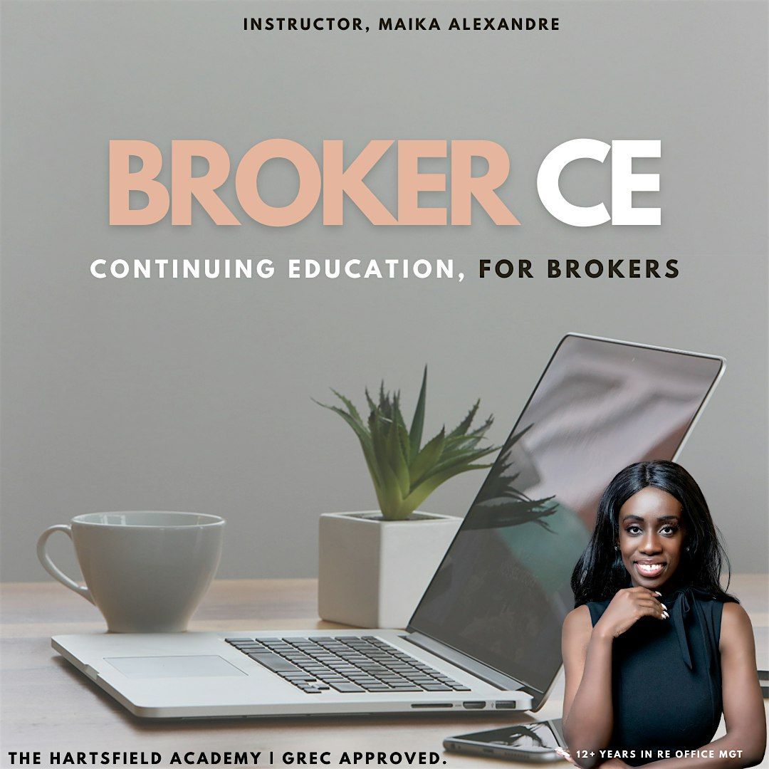 Broker CE: Agent Supervision & Broker Leadership - 3CE (Real Estate) at 1735 N Brown Rd ...