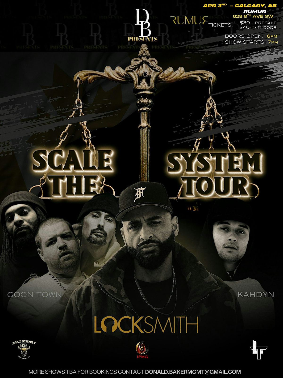 D.B Presents Scale The System Tour with Locksmith & GoonTown at Rumur ...