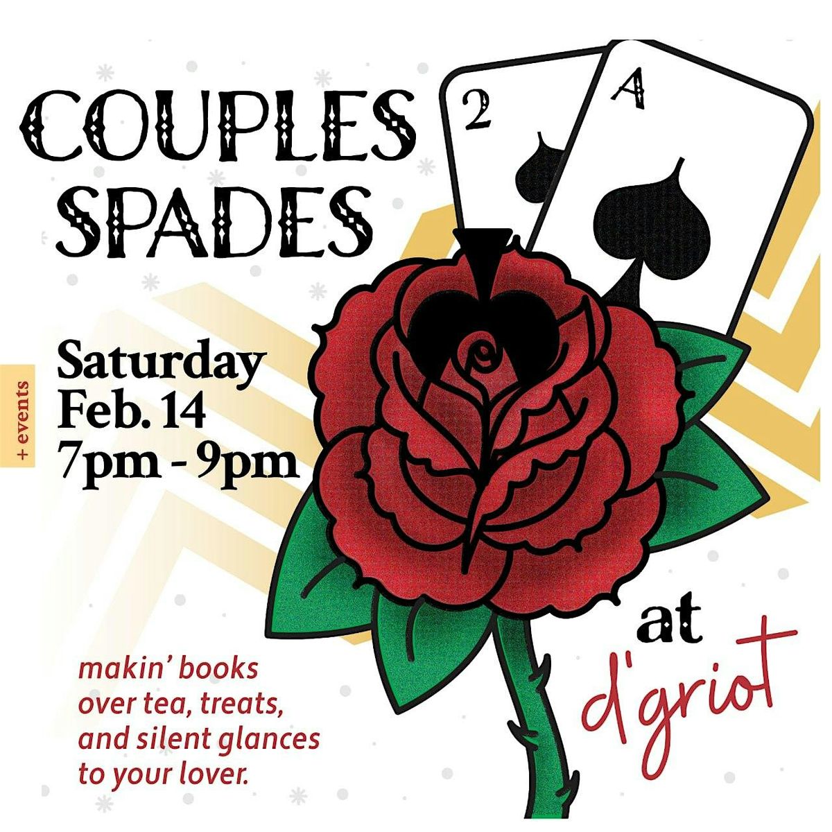 Couples Spades at d'griot gallery, Philadelphia on 14th February, 2026
