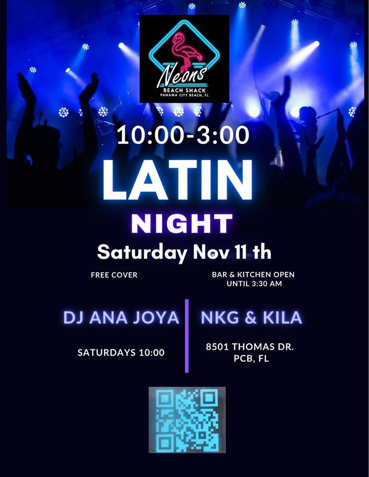 Latin Night with DJ Anna Joya, NKG & Kila | Neons Beach Shack, Panama ...