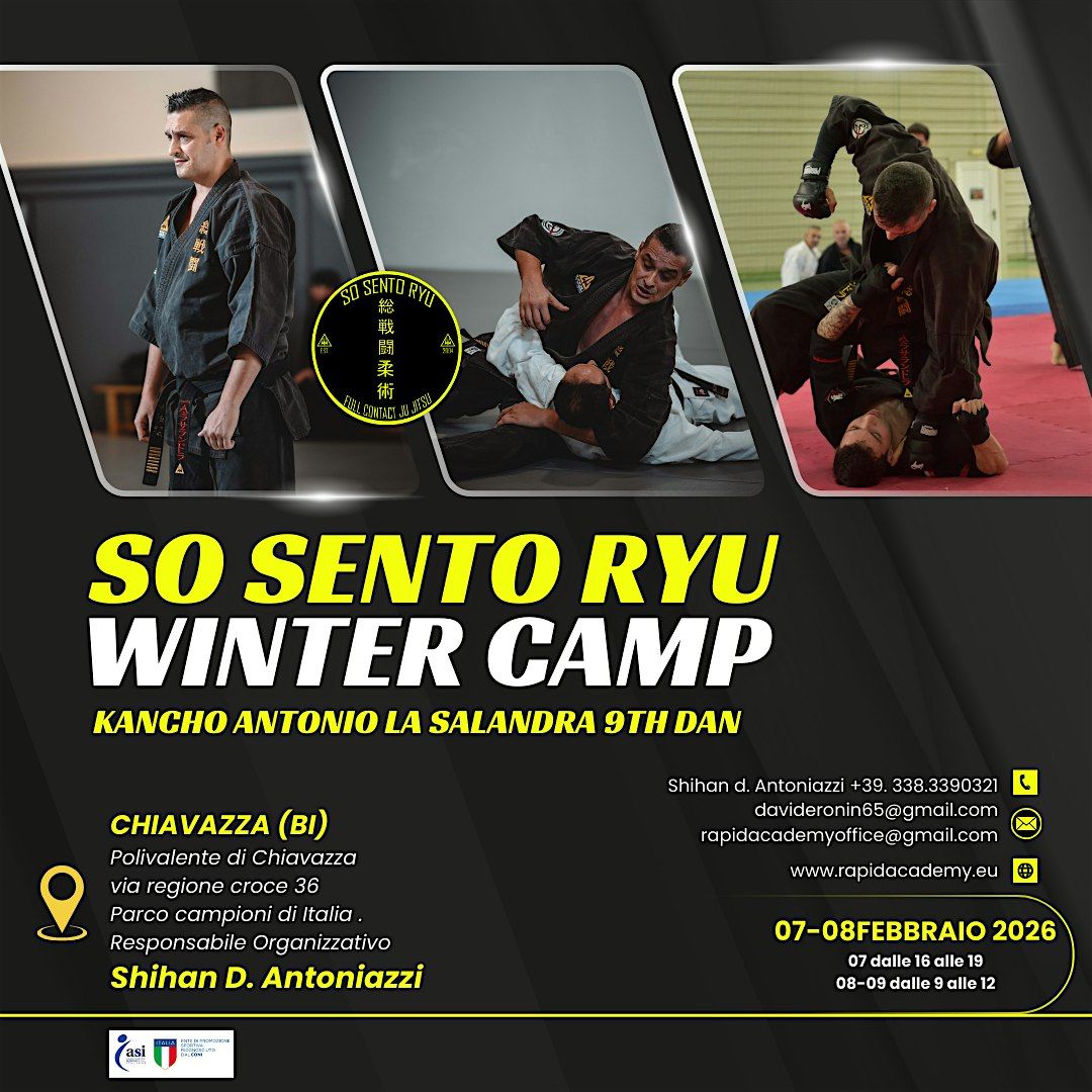 SO SENTO RYU WINTER CAMP at Polivalente di Chiavazza, Biella on 7th ...