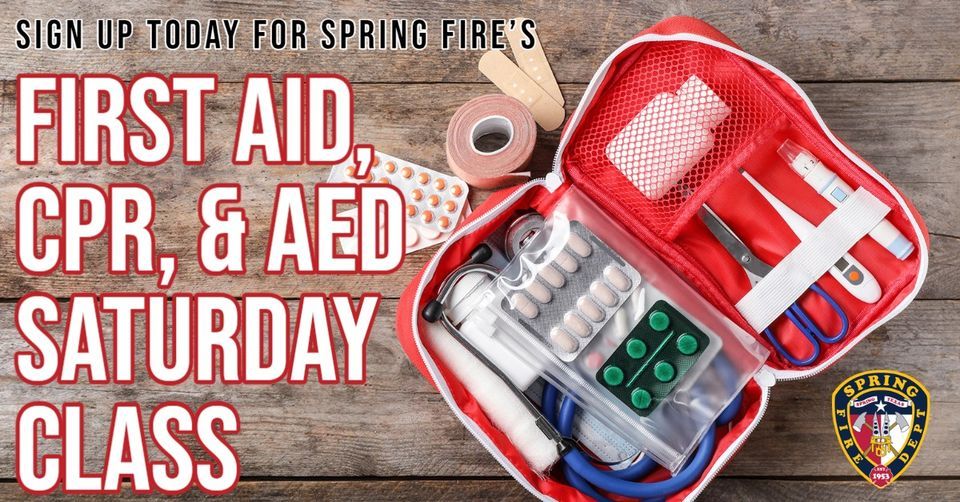 Heartsaver First Aid/CPR/AED Course at Spring Fire | Spring Fire ...