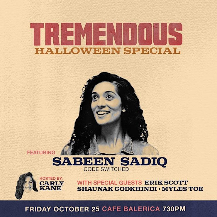 Tremendous 10: Roast of MTA (w/ Sabeen Sadiq) at Cafe Balearica ...