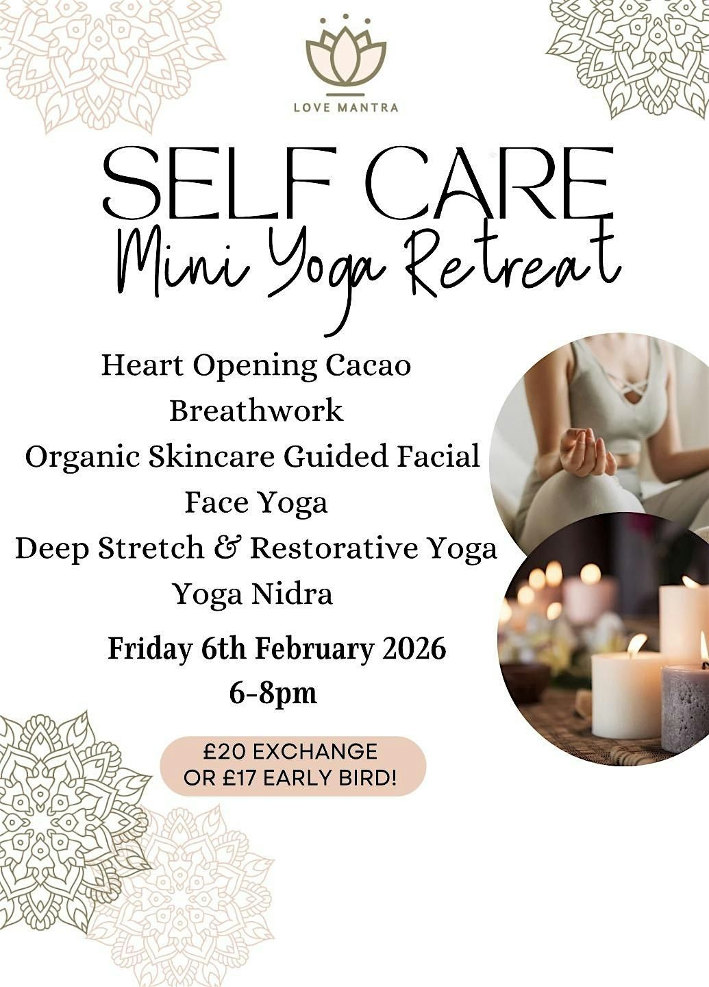 Self Care Mini Yoga Retreat February 2026 at Appleton Parish Hall ...