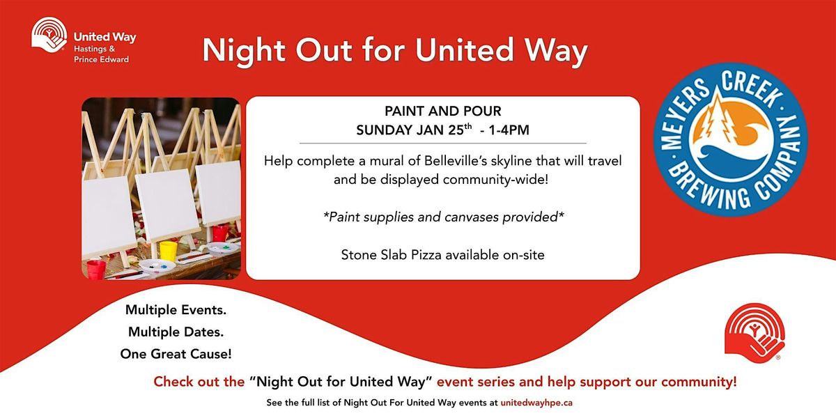 Night Out for United Way - Paint & Pour at Meyers Creek Brewing Company ...