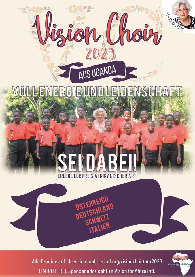 Vision Choir aus Uganda mit Maria Prean at Ludwig-Richter-Grundschule ...