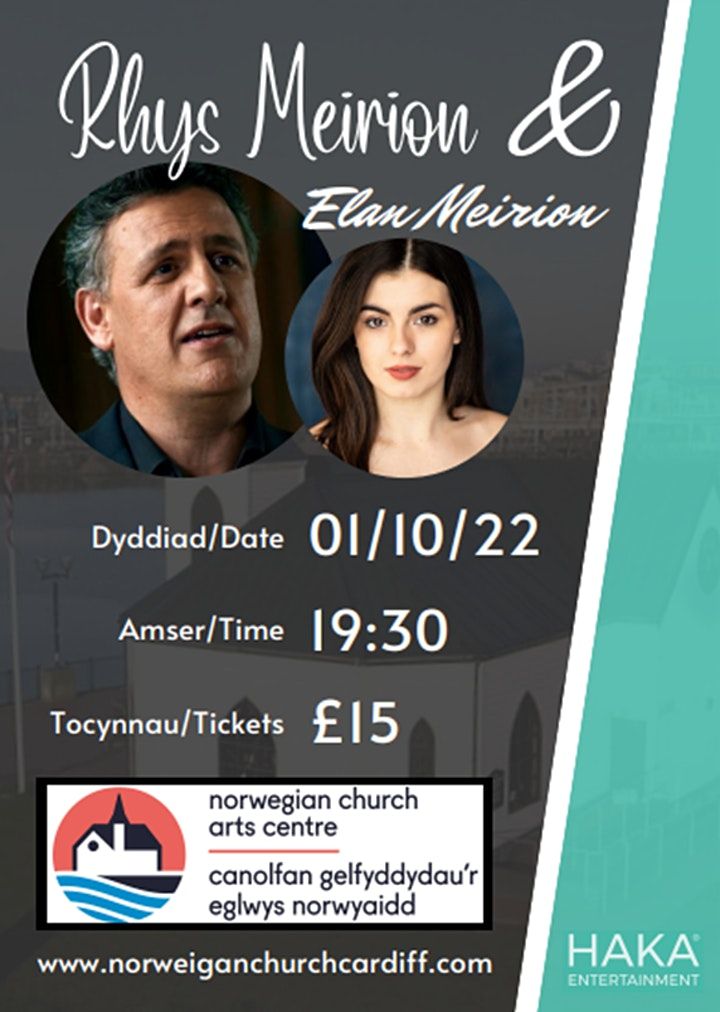 Rhys Meirion & Elan Meirion | Norwegian Church Arts Centre, Cardiff, WA ...